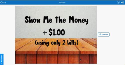 Life Skills: Simple Money Math Skills Addition- Adding 2 Bills $5 BOOM