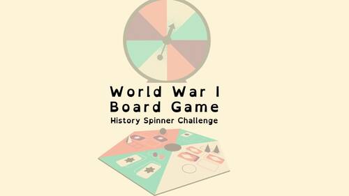 World War I Board Game: Engaging Classroom Activity with Editable PPT ...