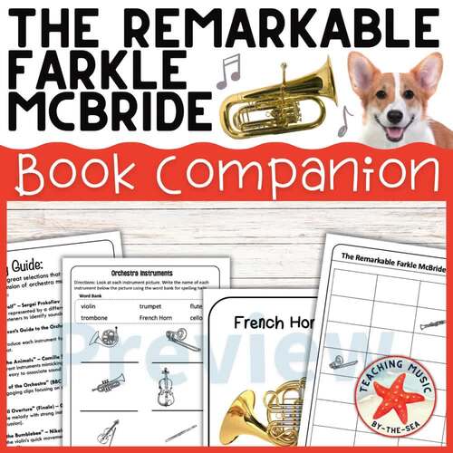 The Remarkable Farkle McBride Book Companion Activity Lesson Posters ...