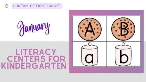January Literacy Centers Kindergarten by I Dream of First Grade | TPT