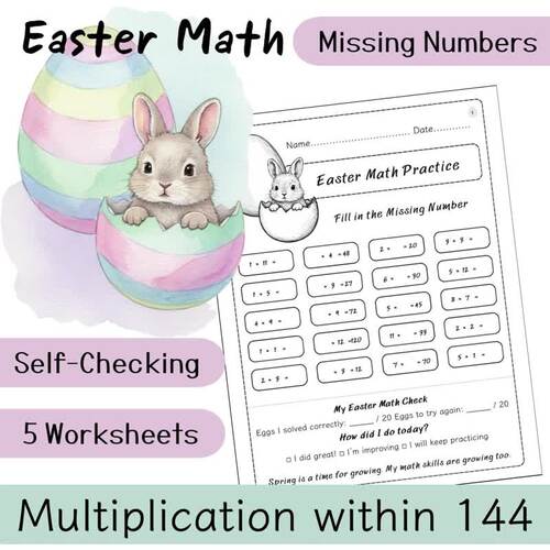 Multiplication Missing Factor Worksheets 3rd Grade | Facts to 144 ...