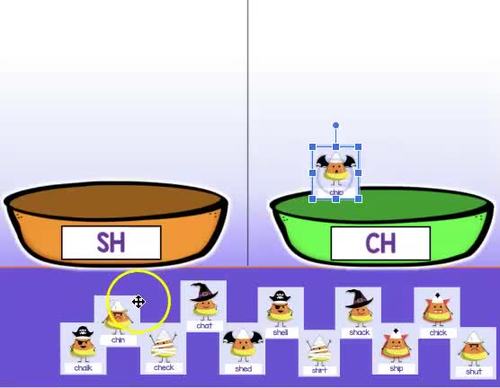 Google Slides HALLOWEEN WORD SORTS CVCe DIGRAPH Long & Short Vowel ...