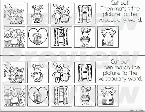 Wemberly Worried Book Companion and Adapted Piece Book Set by Mrs Ds Corner