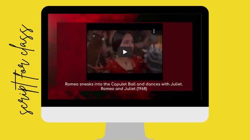 Romeo and Juliet - Act I, Scene v - 9th ELA - Lesson Plans & Printables