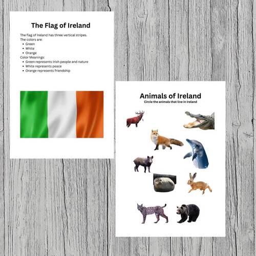 All About Ireland | Geography, Reading & Cultural Worksheets for Kids