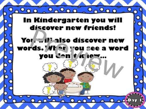 HMH Into Reading POWERPOINT Lesson Module 1, Week 2 Kindergarten (K)