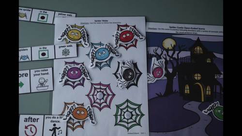 Spider Following Directions Activity for Halloween and Fall by A Space ...