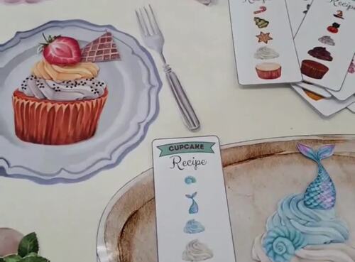Make a Cupcake, Tea Party Play Set Printable, Paper Crafts, Food ...