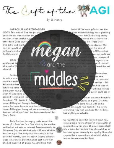 The Gift of the Magi: Literacy Mini-Bundle by Megan and the Middles