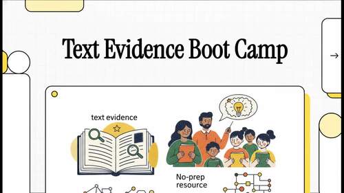Text Evidence Boot Camp | Series Bundle | Grade 4 | ELA | Test Prep | RACE