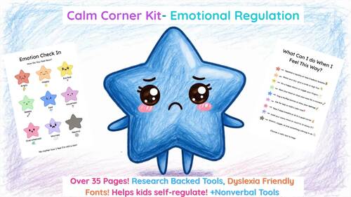 Calm Corner Visual Toolkit –35+ Emotional Regulation Visual Supports ...