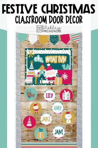 Festive Christmas Door Decor Winter Door Decorations Christmas Border ...