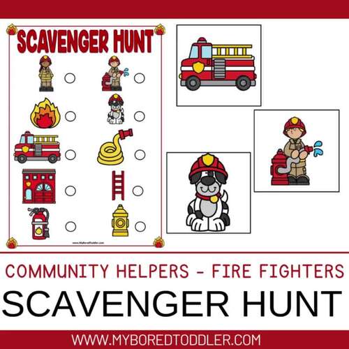 COMMUNITY HELPERS / PEOPLE WHO HELP US - Scavenger Hunt / Treasure Hunt ...