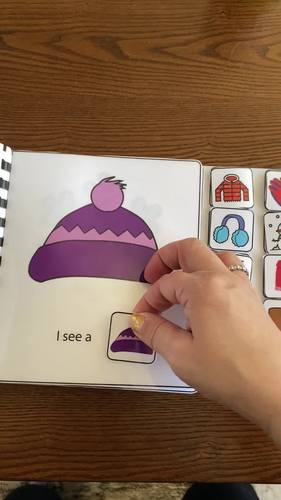 Winter - An Interactive Book to Help Students Learn Winter Vocabulary