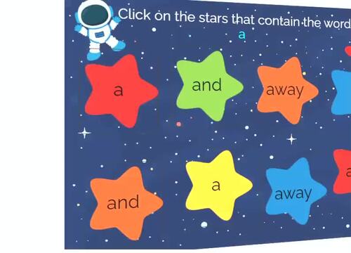Space Explorers Interactive Prek Dolch Sight Words Boom Cards | TPT