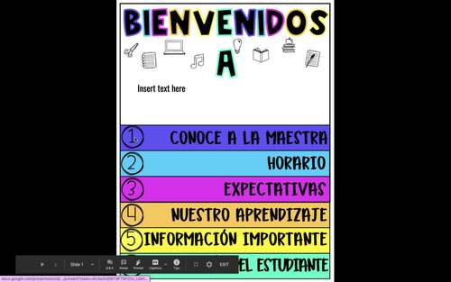 Digital Back to School FlipBook- Google Slides {ENGLISH & SPANISH}