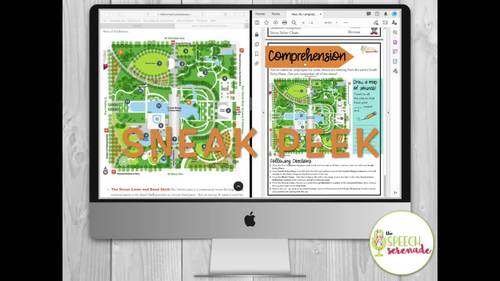 NO PRINT Map My Language - Botanical Gardens for Distance Learning