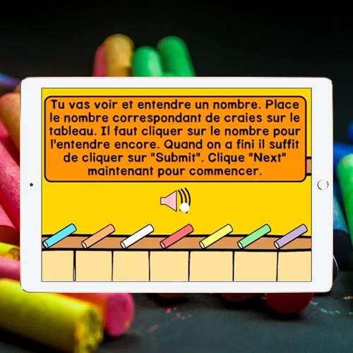 Compte jusqu'à 10 | Le tableau | Cartes Boom avec audio | TPT