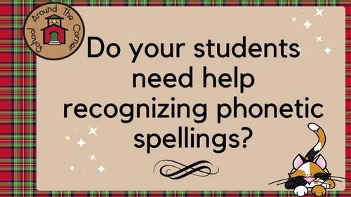 Kindergarten Phonetic Flashcards by School Around the Corner | TpT