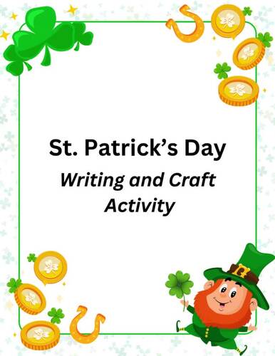 St. Patrick’s Day Writing Craft | March Writing Activity | Leprechaun ...