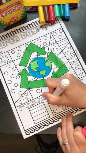 Earth Day Pop Art by Kate's Place | Teachers Pay Teachers