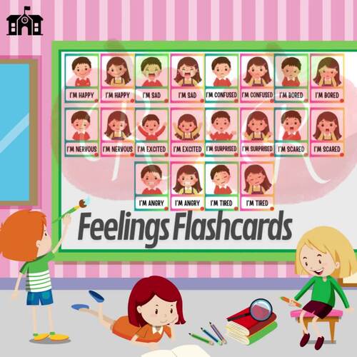 Feelings - emotions Flashcards / Memory / Tarjetas de emociones y ...