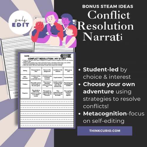 Conflict Resolution Strategies Writing Activity Sub Plan 2nd 3rd 4th 5th