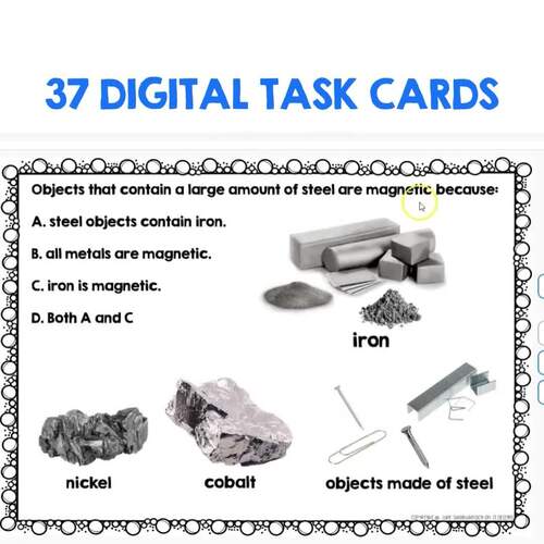 Properties of Matter Magnetism Mixtures and Solutions Boom Cards ...