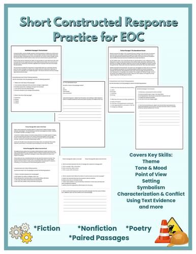 Short Constructed Response for Test Prep by A Forever Foundation