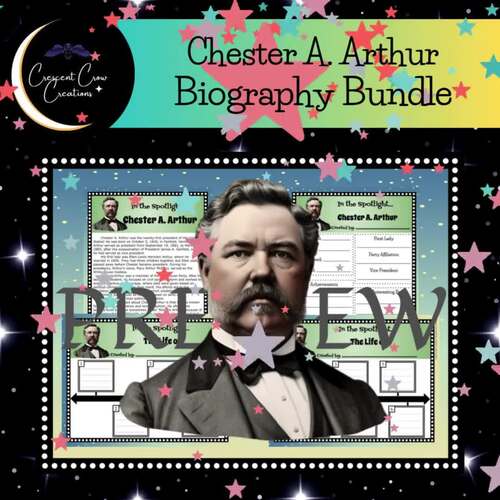 President Chester A. Arthur Biography Bundle Research Project | TPT