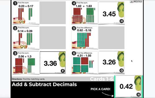 5th Grade Digital Math Games | Math Centers | 5th Grade Paperless Math ...