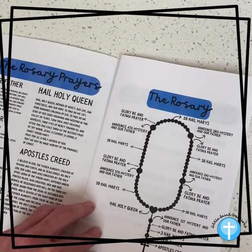 Rosary-Glorious Mysteries-Booklet for Kids by Little Saint Creations