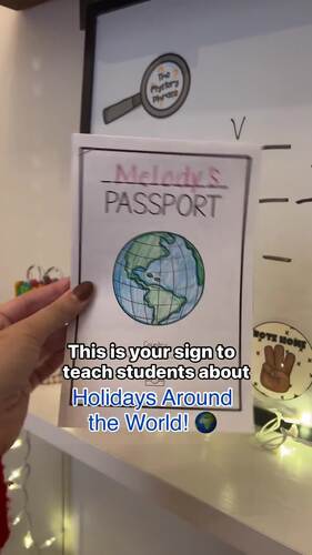 Holidays Around the World Morning Meeting Unit Social Emotional Learning