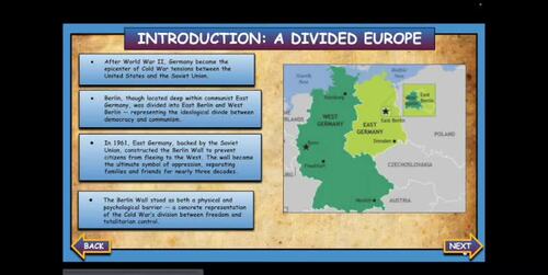 Fall Of Berlin Wall. End Of Cold War L94 Bundle.Powerpoint. Worksheets ...