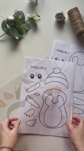 Penguin Craft Templates for Winter Time - Easy & Fun Art Activity