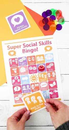 Social Skills BINGO Game | Social Emotional Learning Game | Summer ...