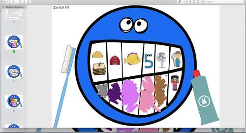 NO PRINT Articulation /f/ Brush Your Teeth Activity All Positions