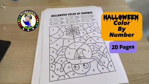 Halloween Coloring Pages : Color By Number Halloween | Halloween Activities