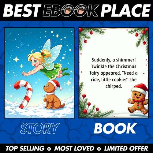 Gingerbread Christmas Adventure Flipbook - Finding Santa Story for Kids