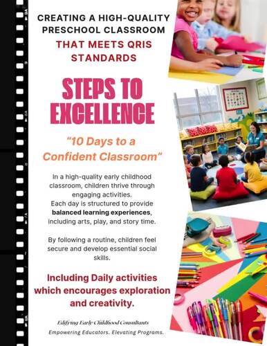 Steps to Excellence Creating a Quality Rated Preschool Classroom Guide