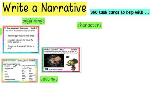 360 Creative Writing Tasks: Narrative Prompts, Story Starters by Aussie ...