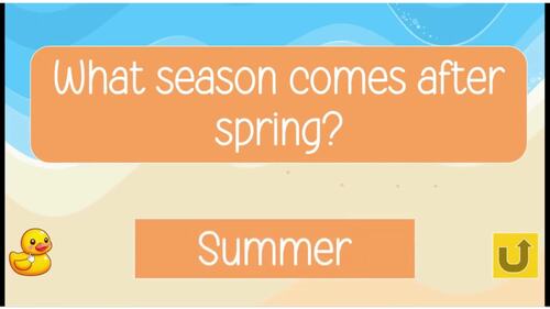 Summer Jeopardy Game | 2nd Grade End-of-Year Review | Editable PowerPoint