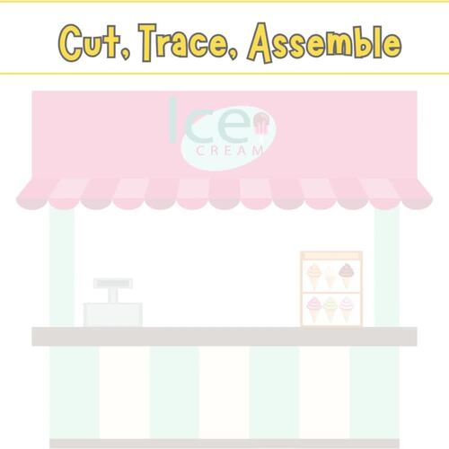 Ice Cream Name Craft Summer Activity | Name Tracing Editable | TPT