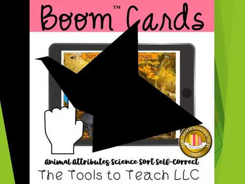 Boom™ Cards Animal Attributes Science Sort Self-Correct Grade 1 with Audio
