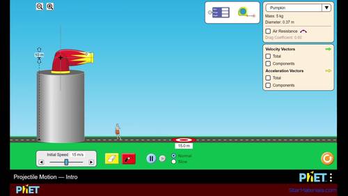 Projectile Motion - Launch Angle STAR* Virtual Lab Google Docs™ DINB