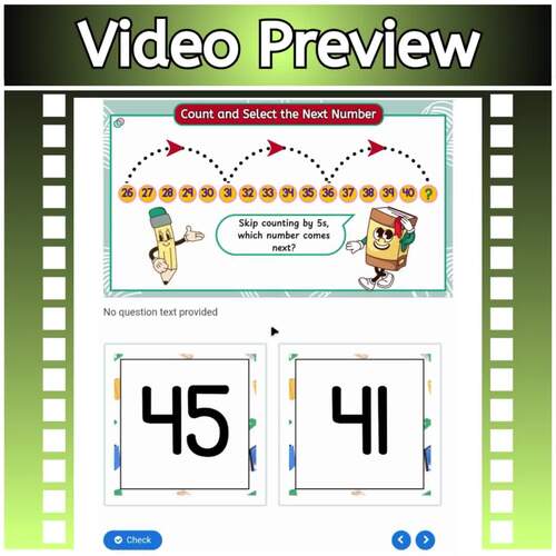Skip Counting by 5: (Numbers 1 to 50 and 1 to 100) Digital Resources