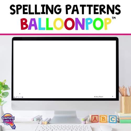 Spelling Patterns Digital Grammar Review Games BalloonPop™ 2nd Grade