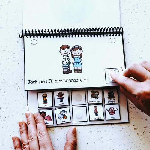 Story Elements Character and Setting Worksheet Identifying Characters ...