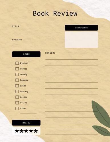 Book Club Reading Journal Pack by Jolynncreations | TPT