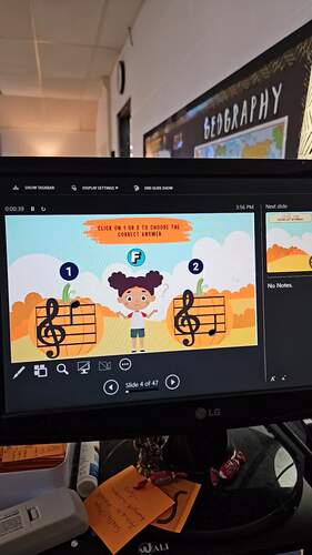 Treble Clef Lines "Pumpkin Patch" Interactive Elementary Music Activity ...